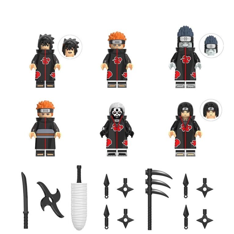 Naruto Akatsuki Squad Minifigure Set - Bricksdealerz