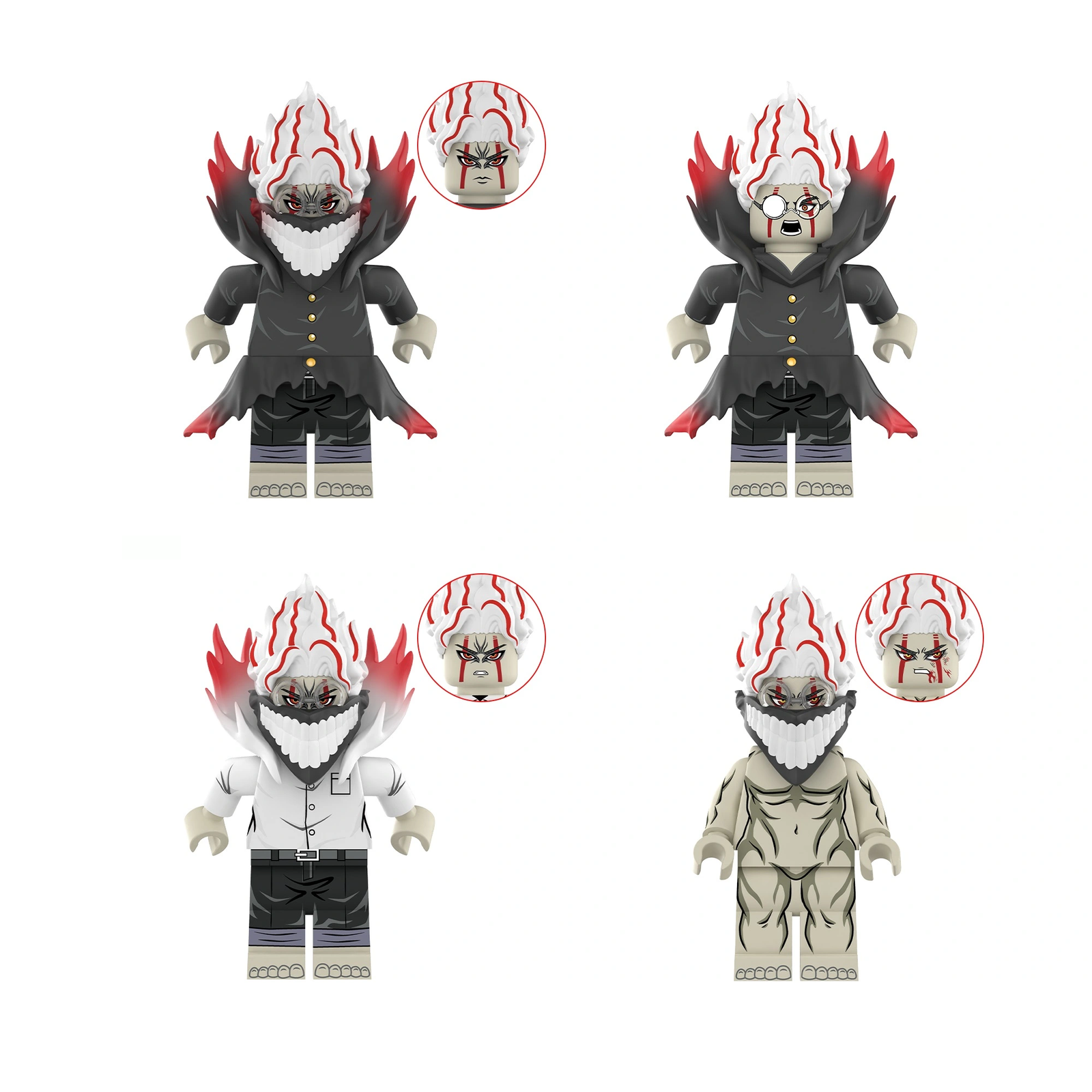 Dandadan Anime Character Set - Bricksdealerz