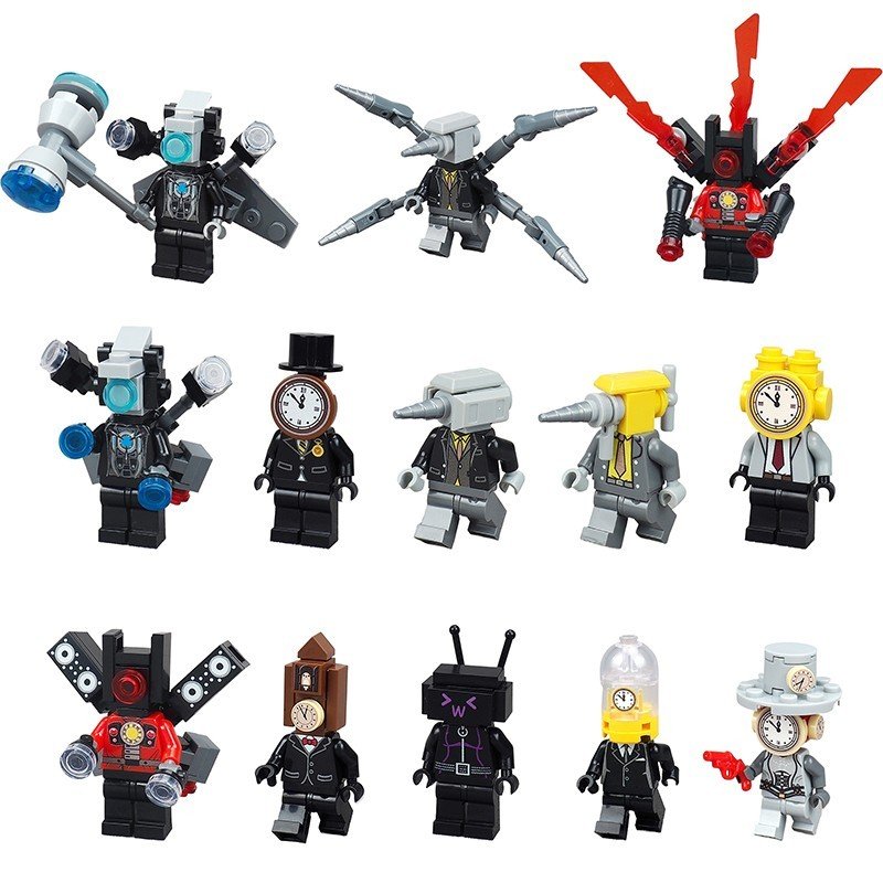 Skibidi Time War Minifigure Set – Bricksdealerz